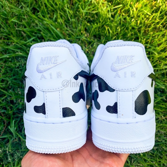 Nike | Shoes | Air Force Cow Print Sneaker | Poshmark